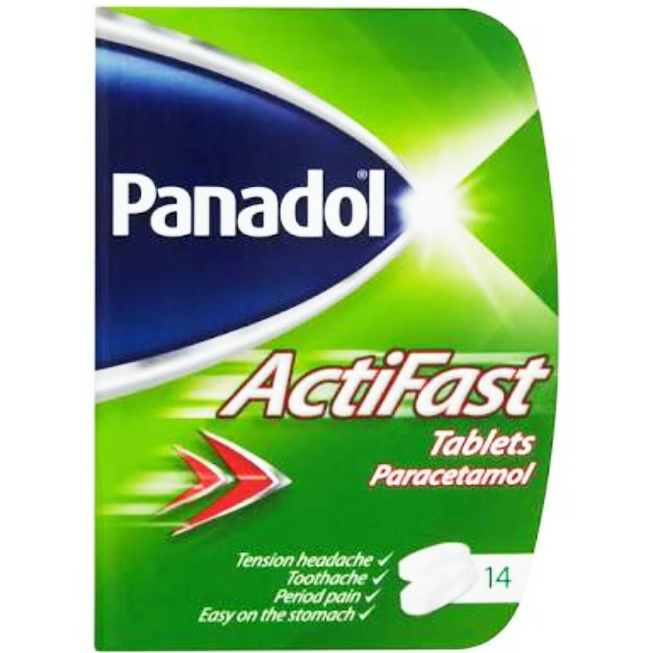 سعر ومواصفات أقراص Panadol Actifast بنادول أكتيفاست مسكن للآلام